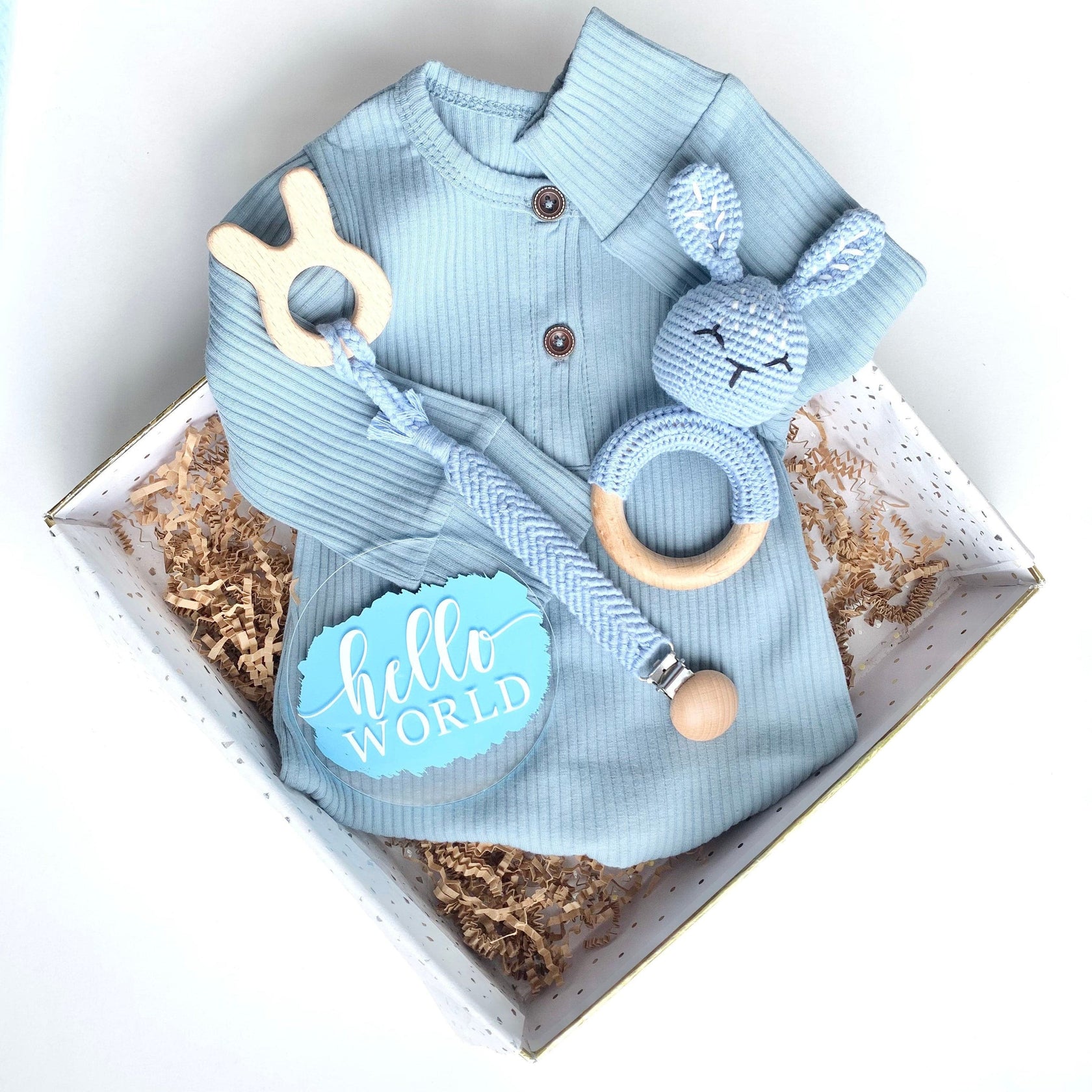 Newborn Baby Gift Box Set - Blue Bunny